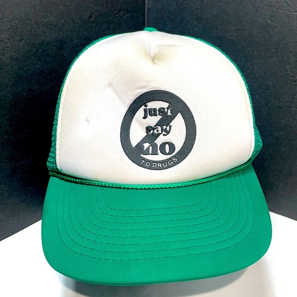 say no to drugs! | Accessories | Vintage Trucker Style Snap Back Hat ...